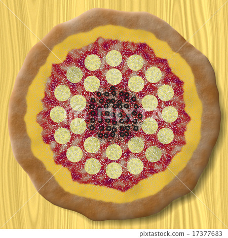 Pizza generated texture background - Stock Illustration [17377683] - PIXTA