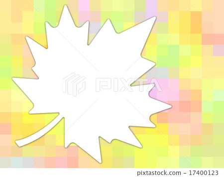 Leaf shaped frame - Stock Illustration [17400123] - PIXTA