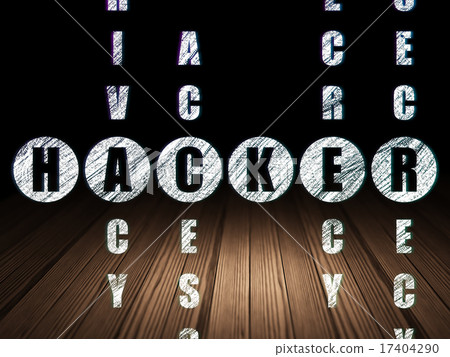 Security concept: word Hacker in solving... - Stock Illustration ...