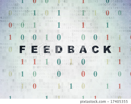 Business concept: Feedback on Digital Paper... - Stock Illustration ...