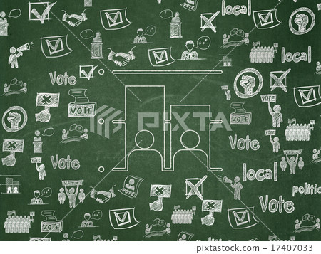 Politics concept: Election on School Board... - Stock Illustration ...