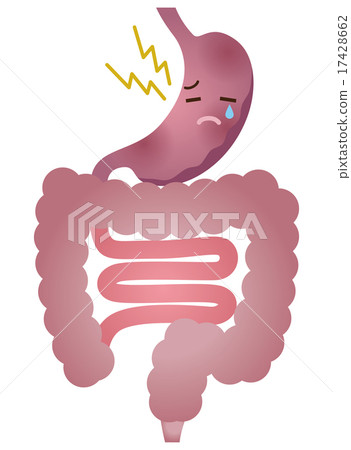 Gastrointestinal digestive stomach pain - Stock Illustration [17428662 ...