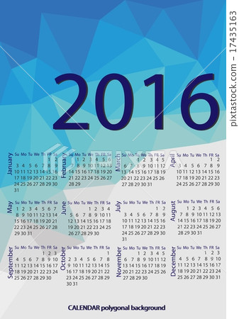 Simple 2016 Calendar / 2016 calendar design - Stock Illustration ...