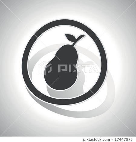 Curved pear sign icon - Stock Illustration [17447875] - PIXTA