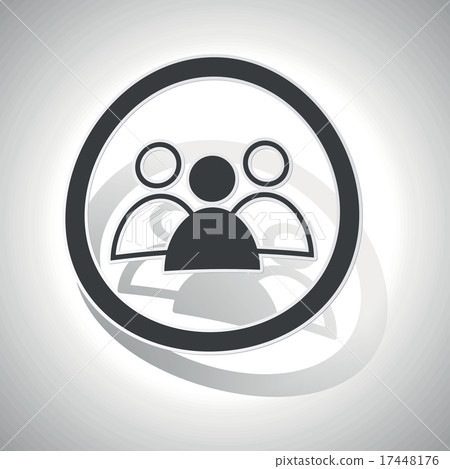 Group leader sign sticker, curved - Stock Illustration [17448176] - PIXTA