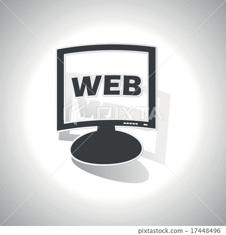 Curved WEB monitor icon - Stock Illustration [17448496] - PIXTA