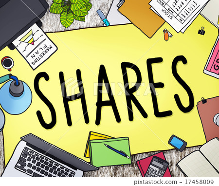 Shares Sharing Help Give Dividend Concept - Stock Illustration ...
