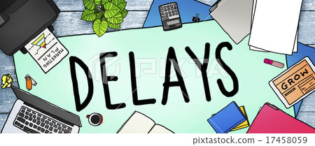 Delays Interruption Late Obstruction Suspend... - Stock Illustration ...