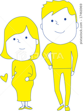 Couple child rearing - Stock Illustration [17468969] - PIXTA