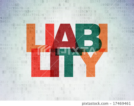 Insurance concept: Liability on Digital background - Stock Illustration ...
