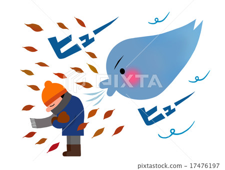 north wind - Stock Illustration [17476197] - PIXTA
