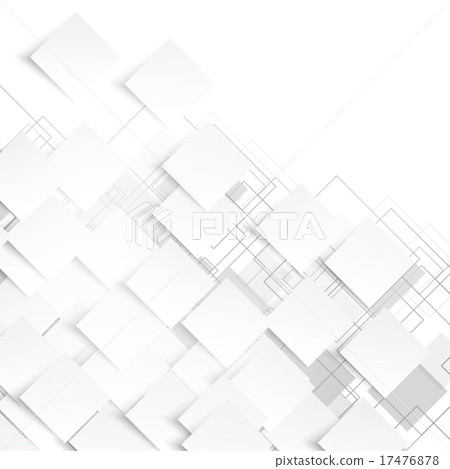 Vector white squares. Abstract background - Stock Illustration ...