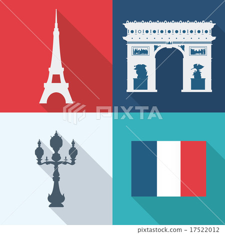 Paris design, vector illustration. - Stock Illustration [17522012] - PIXTA