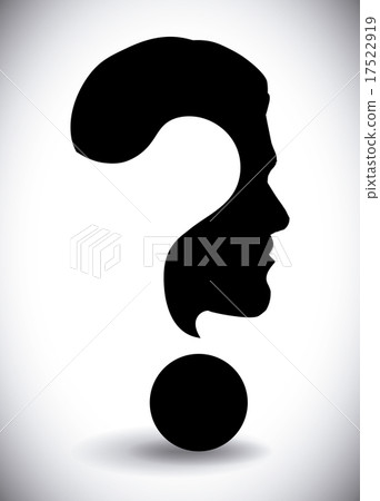 doubt design over gray background vector... - Stock Illustration ...