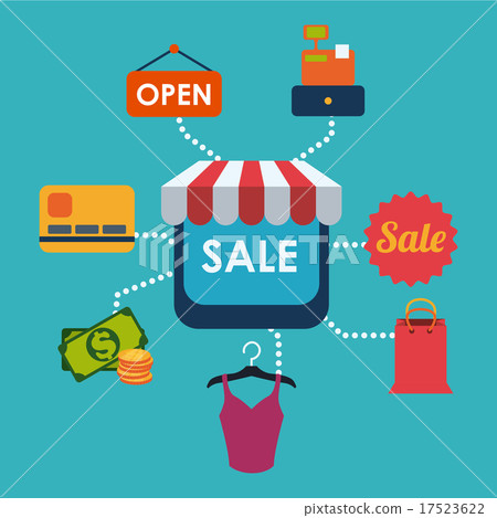 sales and retail - Stock Illustration [17523622] - PIXTA