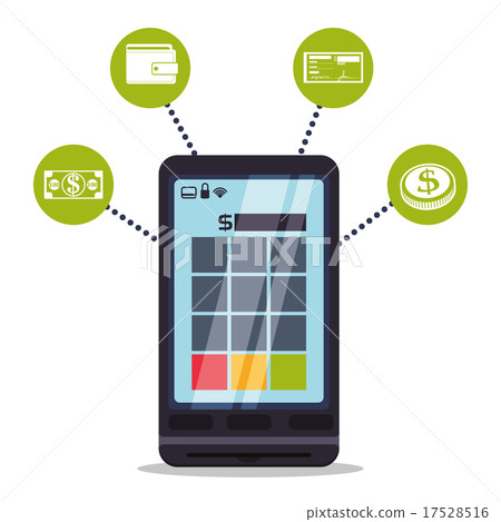 Digital payment design. - Stock Illustration [17528516] - PIXTA