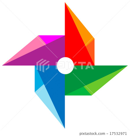 vane paper full color vector - Stock Illustration [17532971] - PIXTA