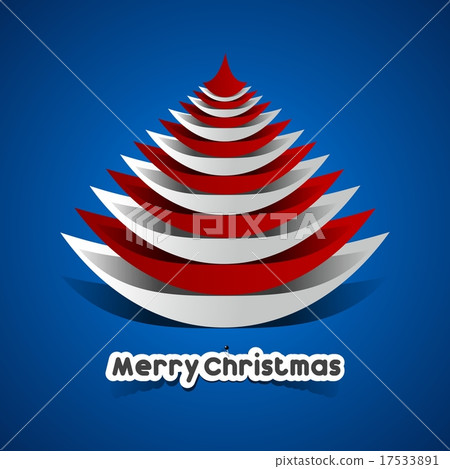 Creative Merry Christmas Greeting Card - Stock Illustration [17533891 ...