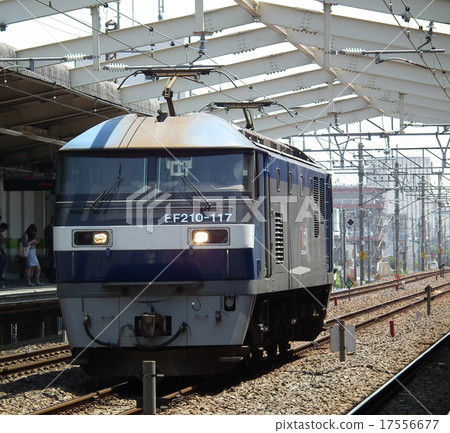 Freight train EF 210 Nankorozan Station - Stock Photo [17556677] - PIXTA