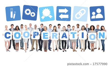 Cooperation Business People Team Teamwork... - Stock Photo [17577990 ...
