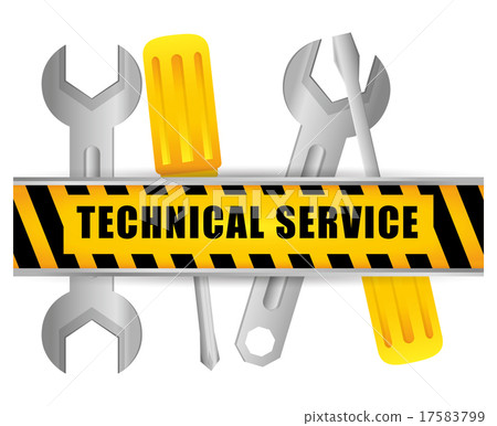 Technical service design. - Stock Illustration [17583799] - PIXTA