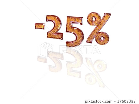 Inscription minus 25 percent - Stock Illustration [17602382] - PIXTA