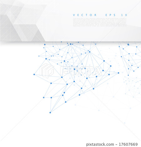 Vector network background abstract polygon - Stock Illustration ...
