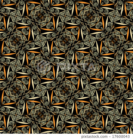 Primitive simple grey retro seamless pattern - Stock Illustration ...