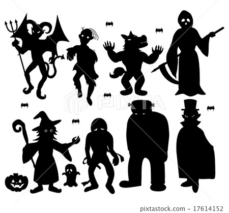 Monster set (shadow) - Stock Illustration [17614152] - PIXTA