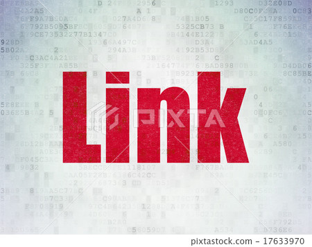 Web design concept: Link on Digital Paper - Stock Illustration ...
