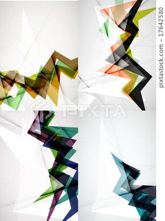 Set of angle and straight lines design abstract - Stock Illustration ...