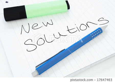 New Solutions - Stock Illustration [17647463] - PIXTA