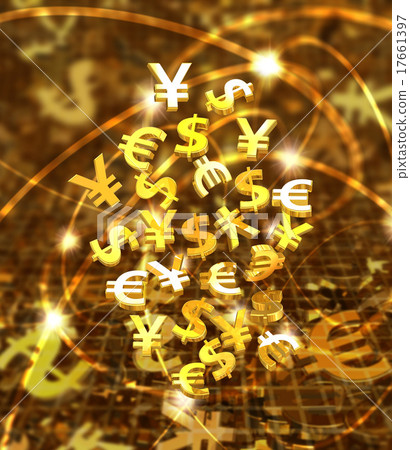 Power of the world currency and inflation policy - Stock Illustration ...