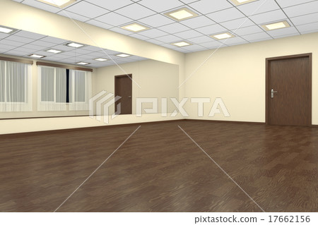 Empty training dance-hall at night - Stock Illustration [17662156] - PIXTA