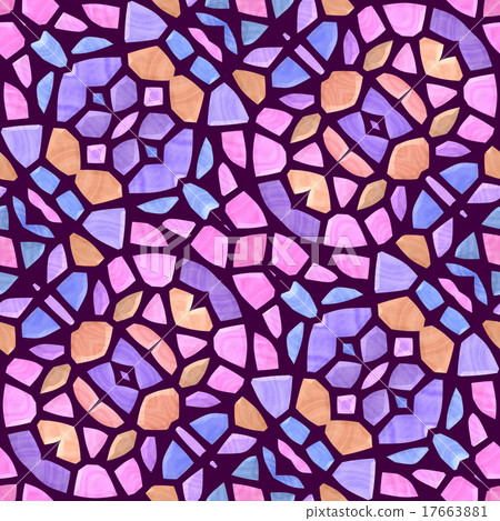 pastel color mosaic seamless pattern texture - Stock Illustration ...