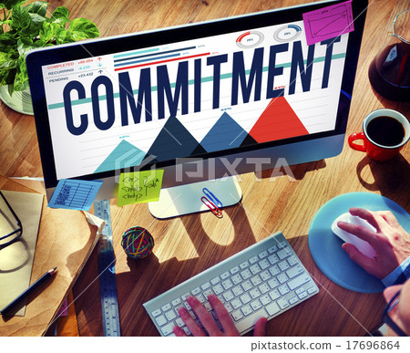 Commitment Promise Responsibility Loyalty Trust... - Stock Photo ...