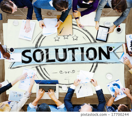 Solution Problem Solving Organization...-照片素材（圖片） [17700244] - PIXTA圖庫