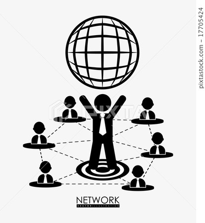 Network design - Stock Illustration [17705424] - PIXTA