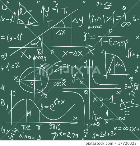 Math Background Pattern - Stock Illustration [17720322] - PIXTA