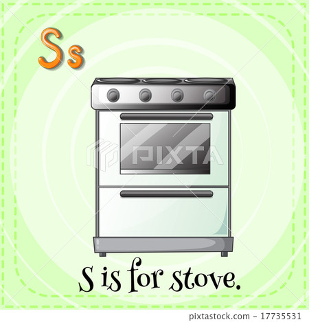 Flashcard of S if for stove - Stock Illustration [17735531] - PIXTA