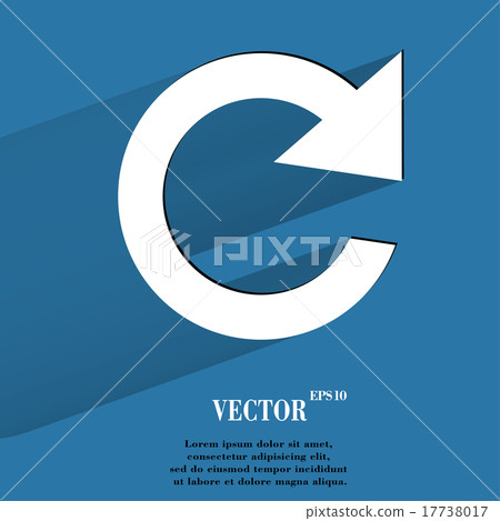 arrow Update. Flat modern web button with long sha - Stock Illustration [17738017] - PIXTA