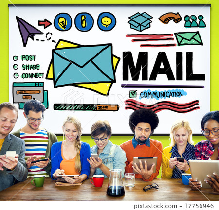 Mail Message Inbox Letter Communication Concept - Stock Photo [17756946 ...