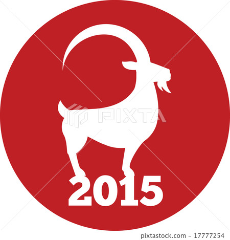 Chinese New Year of the Goat 2015 concept. - Stock Illustration ...