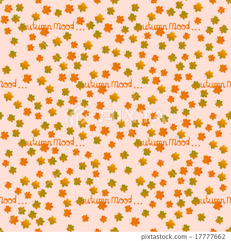 Autumn mood seamless pattern. Fall motif endless - Stock Illustration ...
