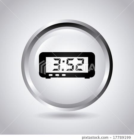 time design over gray background vector... - Stock Illustration ...