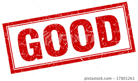 good red square grunge stamp on white - Stock Illustration [17801261 ...