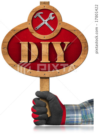Do It Yourself - DIY - Wooden Sign - Stock Illustration [17801422] - PIXTA