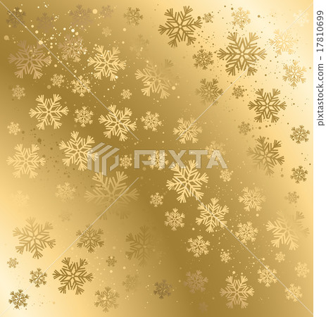 Gold winter abstract background. - Stock Illustration [17810699] - PIXTA