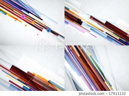 Set of straight lines design abstract backgrounds - Stock Illustration ...
