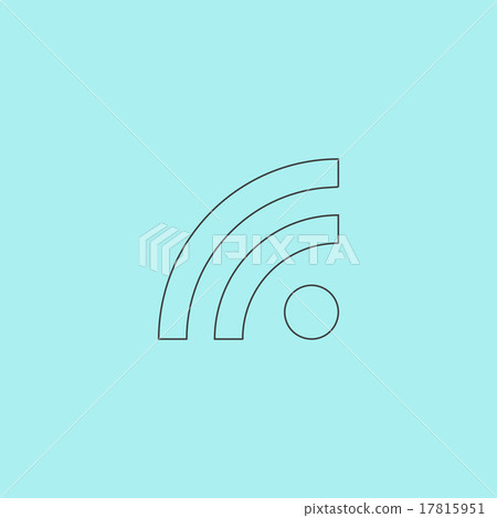 RSS sign icon. feed symbol. - Stock Illustration [17815951] - PIXTA